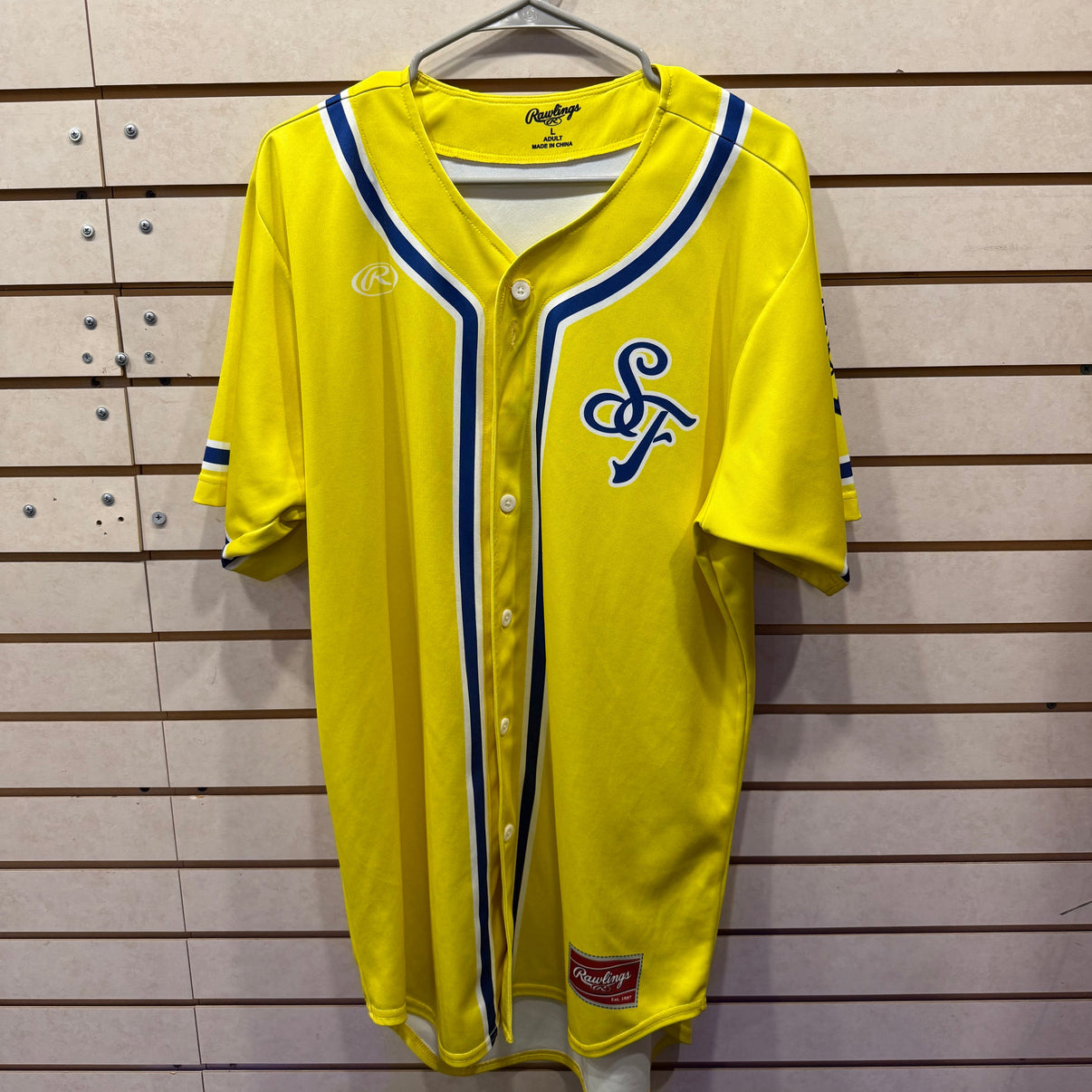 Canaries Game Worn Yellow Jersey – Canaries Baseball Pro Shop